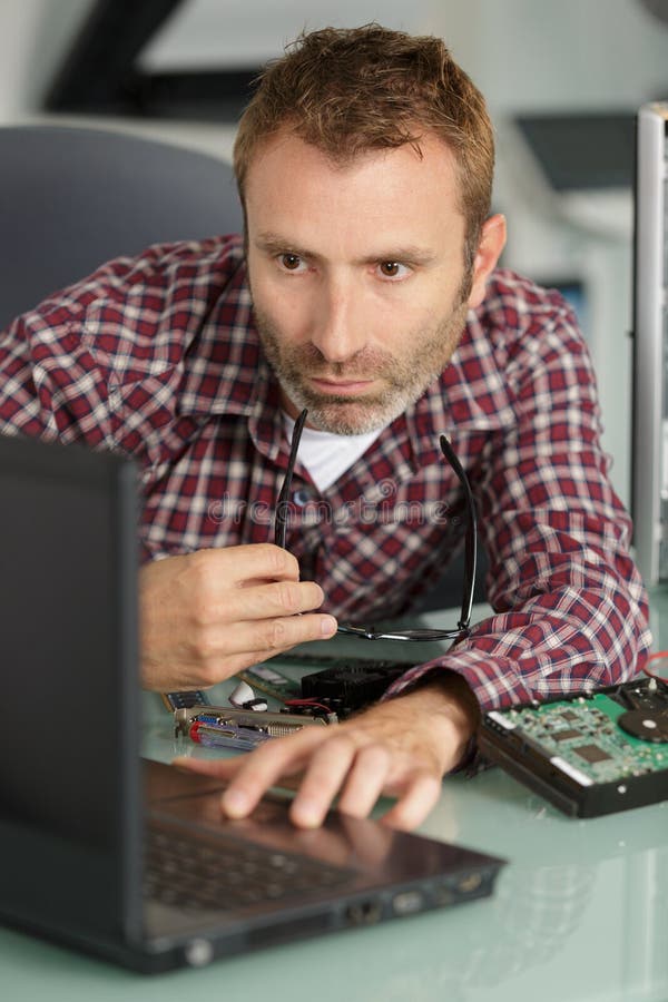 Technician Fixing Laptop Computer and Disassembling Stock Photo - Image ... Technician Fixing Laptop Computer and Disassembling Stock Photo - Image ...
