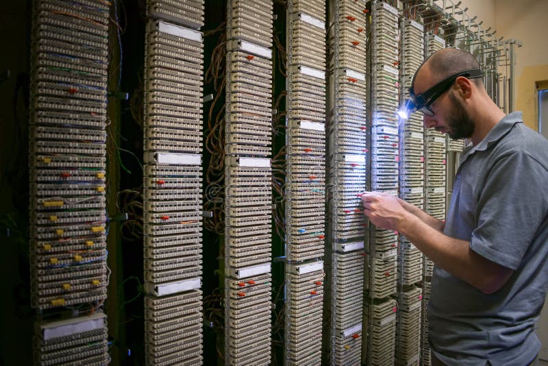 The Telephone Switchboard is Located in the Server Room. Patch Panel Ip ...