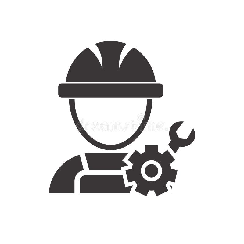 Technician Icon In Trendy Design Style. Technician Icon Isolated On ...