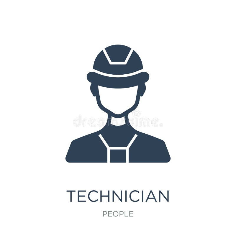 Technician Icon in Trendy Design Style. Technician Icon Isolated on ...
