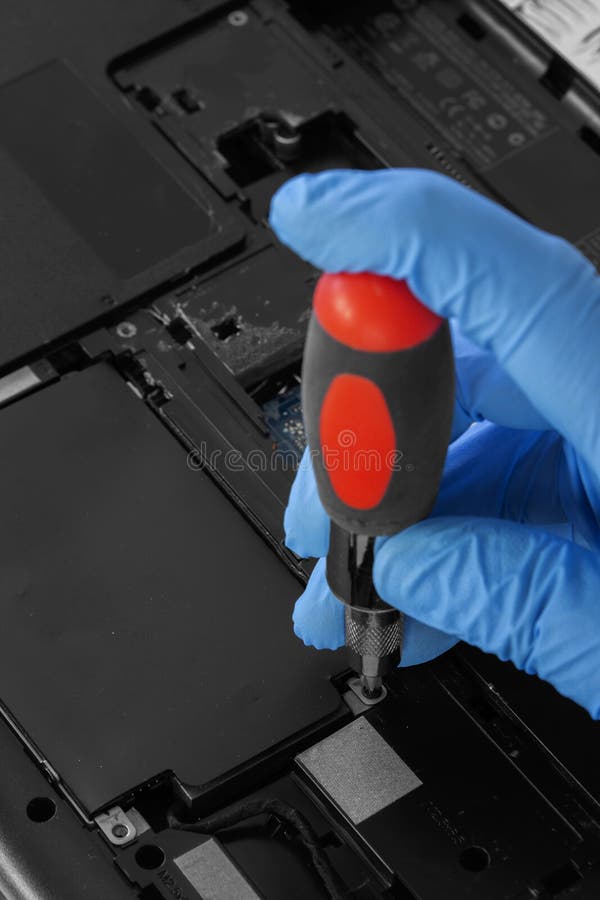 Installing Hard Drive stock image. Image of rack, server - 29579779