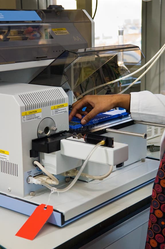 Technician in Laboratory stock image. Image of researching - 13054349
