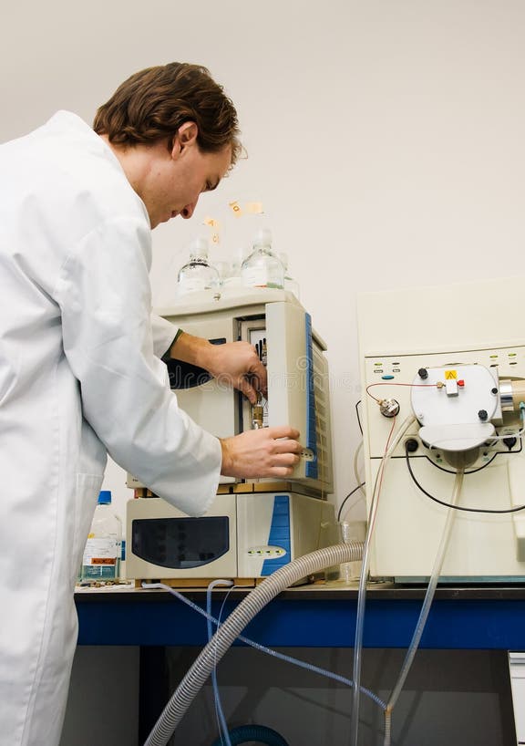 Technician in Laboratory stock photo. Image of analytical - 13059584