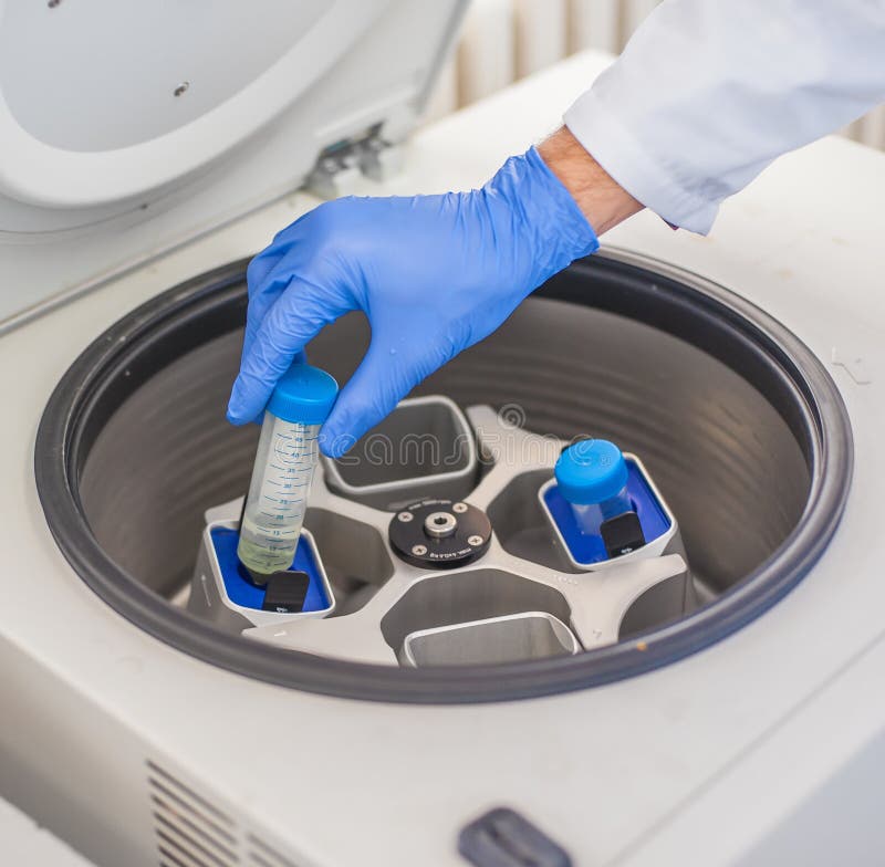 Centrifuge Machine in the Laboratory Stock Photo - Image of experiment ...