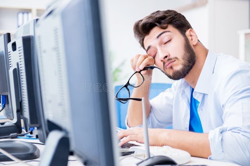 The it Technician Looking at it Equipment Stock Image - Image of fixing ...