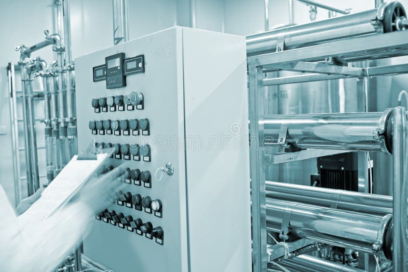 Science Modern Lab Interior Architecture. Stock Image - Image of ...