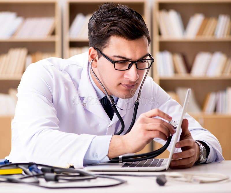 It Technician Repairing Broken Laptop Notebook Computer Stock Image ...
