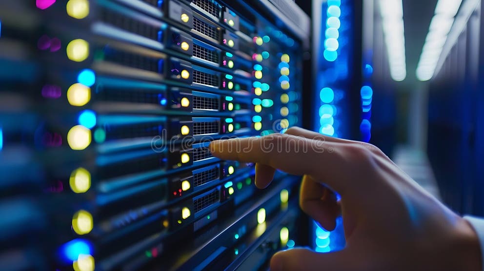 The Server is Part of a Large Network of Computers that Store and ...