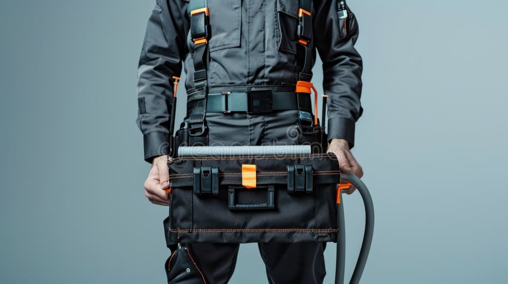 The Technician with Tool Bag.. AI Generated Stock Image - Image of ...