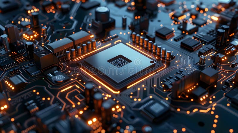 Inserting Cpu Processor Motherboard Stock Illustrations – 5 Inserting ...