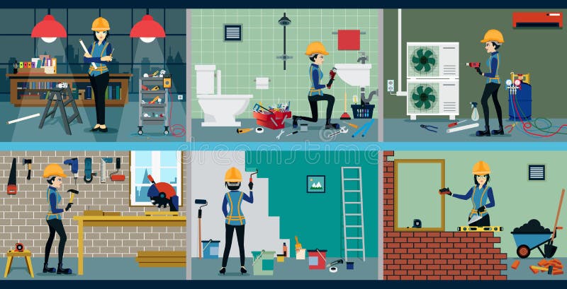 Manufacturing Technician Stock Illustrations – 6,239 Manufacturing ...