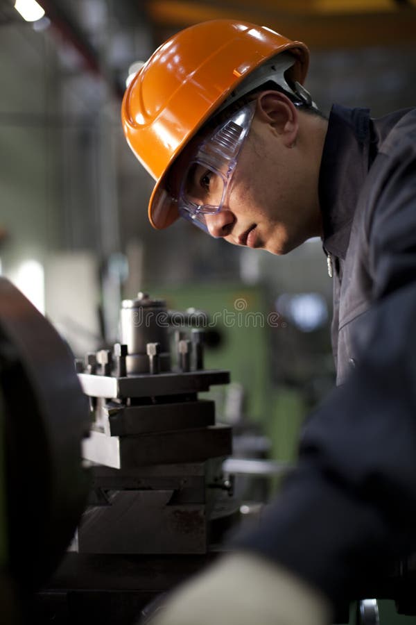 Technician at Work in Factory Stock Image - Image of industry ...