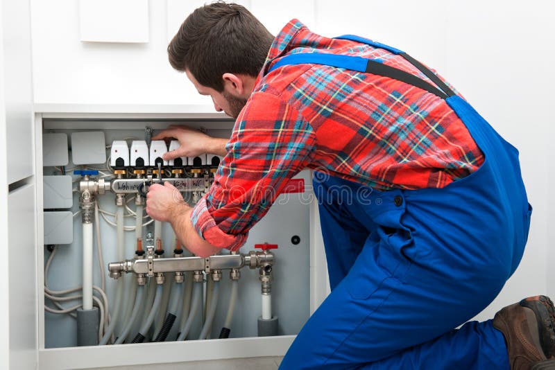 Technician at the work stock image. Image of assistance - 51406083