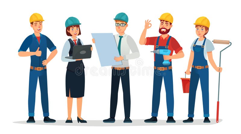 Animated Workers Clipart Engineer Cartoon PNG Images CleanPNG