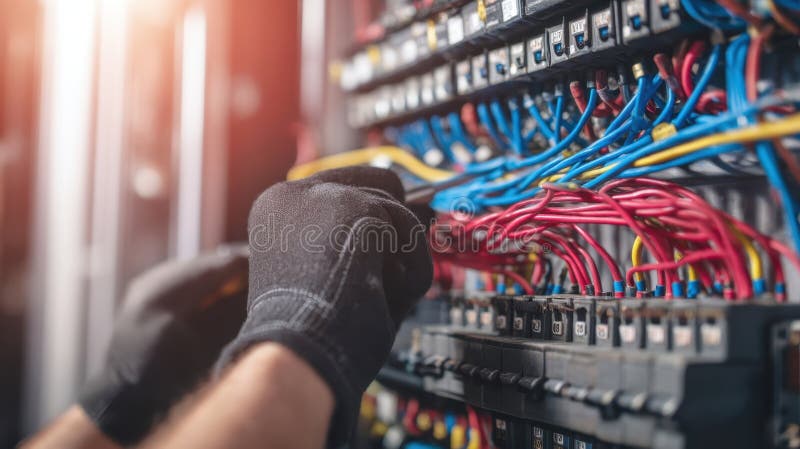 Modern Circuit Board Background Banner Stock Image - Image of closeup ...