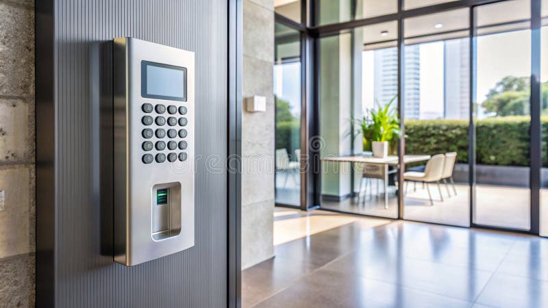 Technicians Installing a Secure Entry System at a Corporate Office ... Technicians Installing a Secure Entry System at a Corporate Office ...