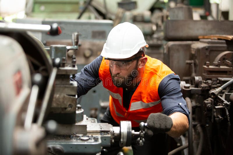 Technicians Work in a Factory Stock Image - Image of inspector, glasses ...