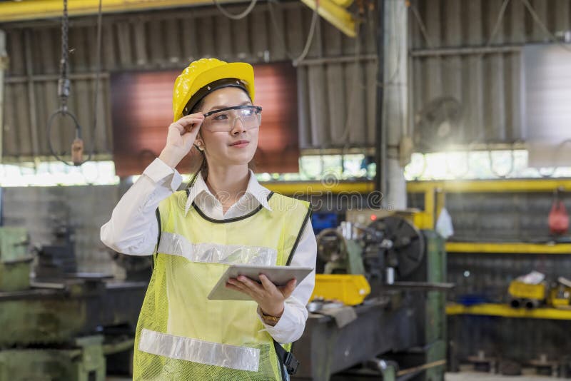 Technicians are Working in Factories that Use Industrial Machinery ...