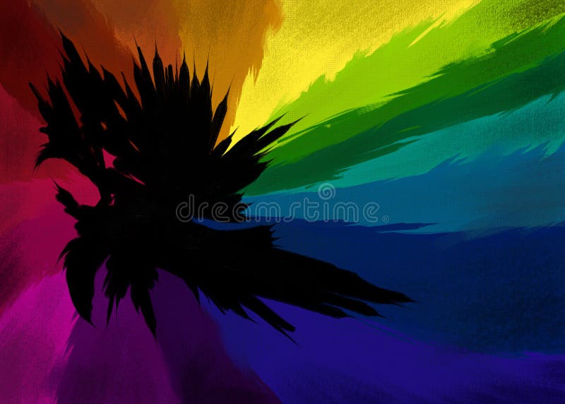 Technicolor Syzygy stock illustration. Illustration of electric - 7441866