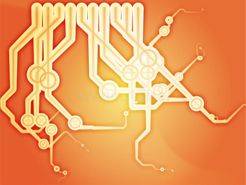 Technisch Schematisch Diagram Stock Illustratie - Illustration of ...