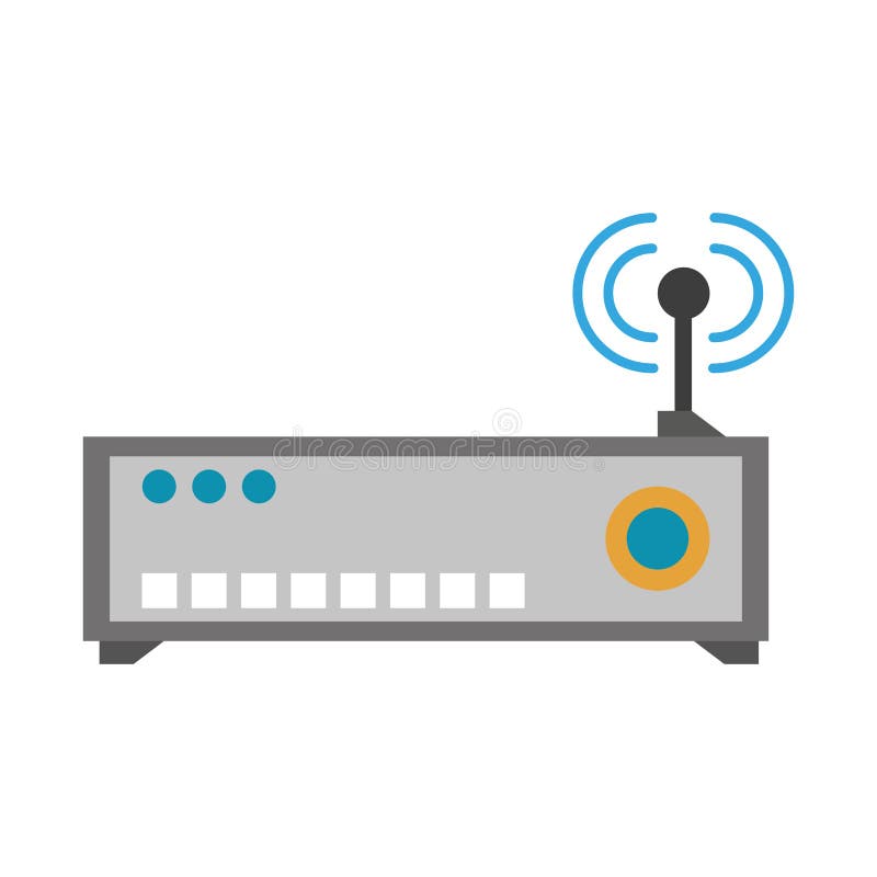 Modem Cartoon Stock Illustrations – 981 Modem Cartoon Stock ...