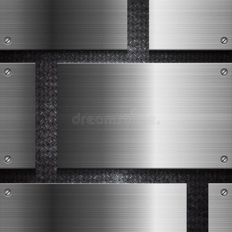 Steel Metal Abstract Background Stock Vector - Illustration of template ...