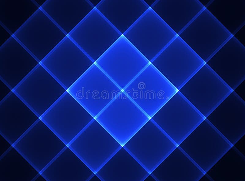 Techno Background with Squares Stock Vector - Illustration of blue ...
