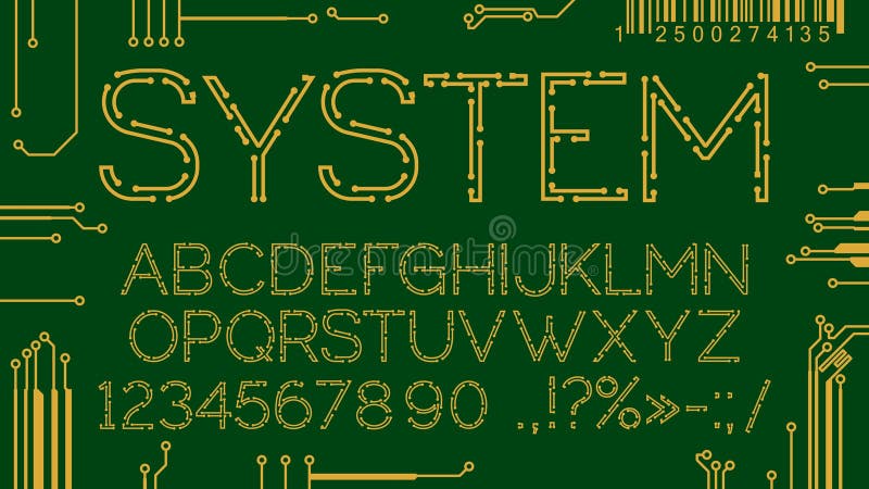 Motherboard Alphabet Stock Illustrations – 630 Motherboard Alphabet ...