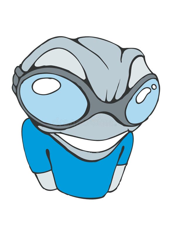 Techno cool frog stock vector. Illustration of modern - 1222878