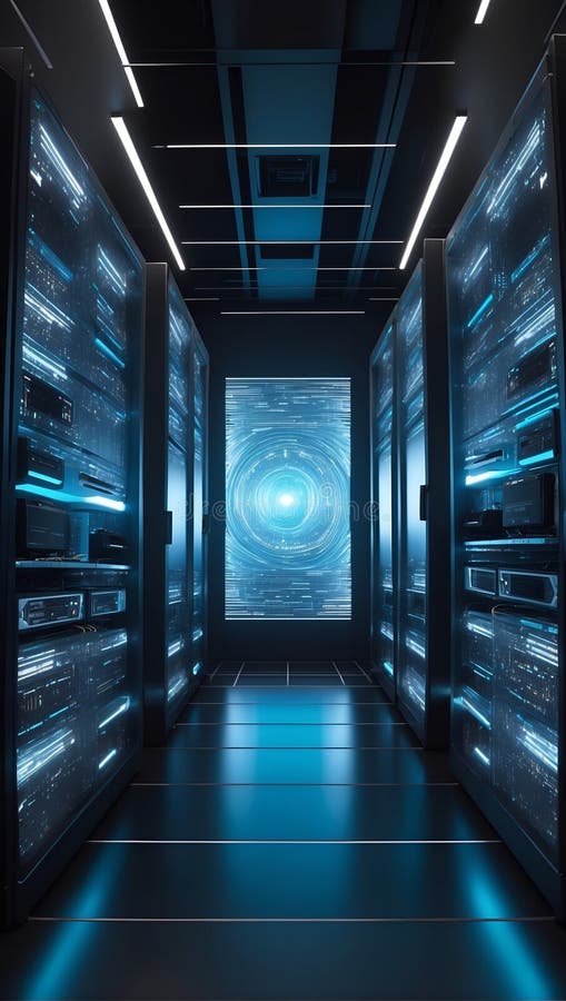 Techno Dreamscape: QuantumQuotient S 3D Utopia in Data Evolution. AI ...