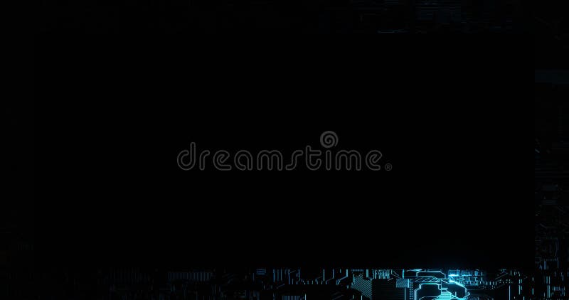 Techno Frame with Glowing Neon Beam Stock Footage - Video of futuristic ...