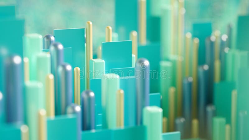Techno High-tech Background, Geometry, Cube, Abstraction. 3d ...