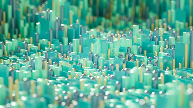 Techno High-tech Background, Geometry, Cube, Abstraction. 3d ...