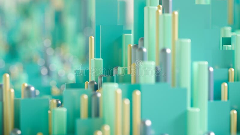 Techno High-tech Background, Geometry, Cube, Abstraction. 3d ...