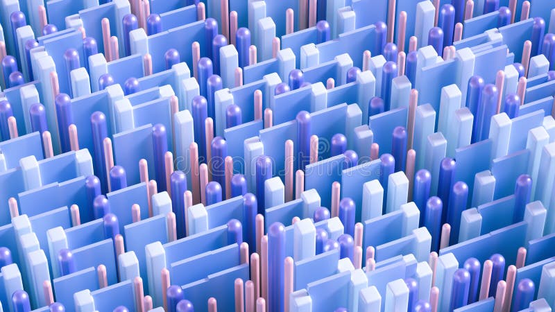 Techno High-tech Background, Geometry, Cube, Abstraction. 3d ...