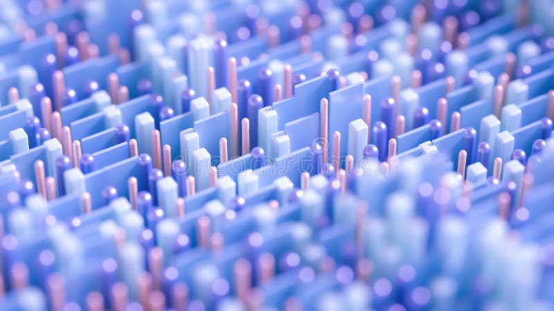Techno High-tech Background, Geometry, Cube, Abstraction. 3d ...