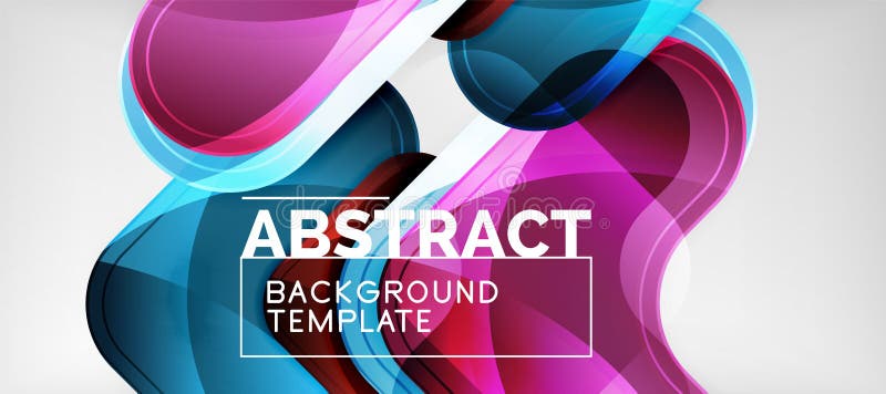 Techno Lines, Hi-tech Futuristic Abstract Background Template with ...
