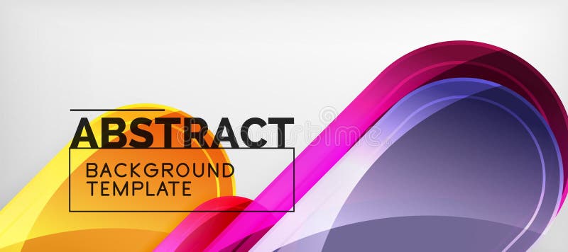 Techno Lines, Hi-tech Futuristic Abstract Background Template with ...