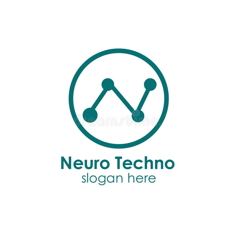 Techno Logo Template, Design Vector Icon Illustration Stock ...