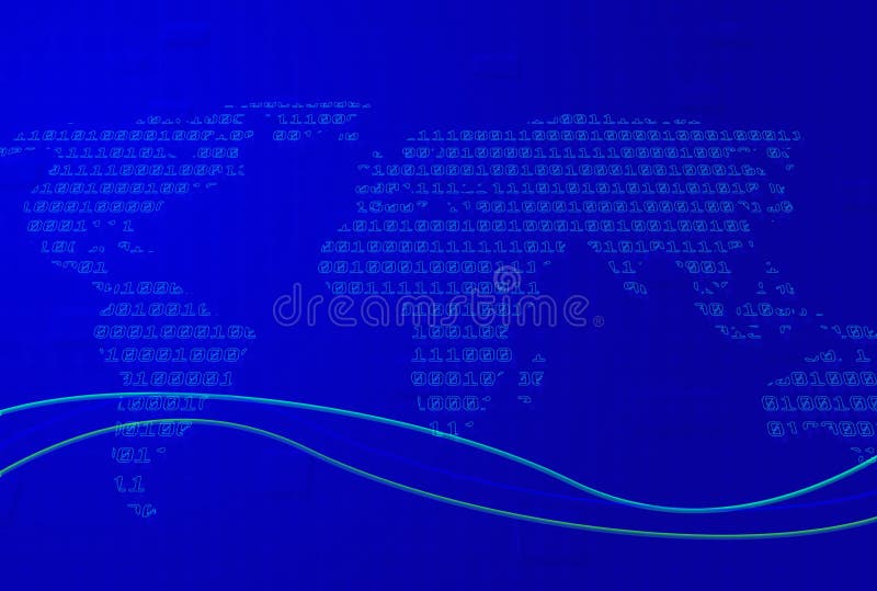 World Glowing Map stock illustration. Illustration of planet - 5152918