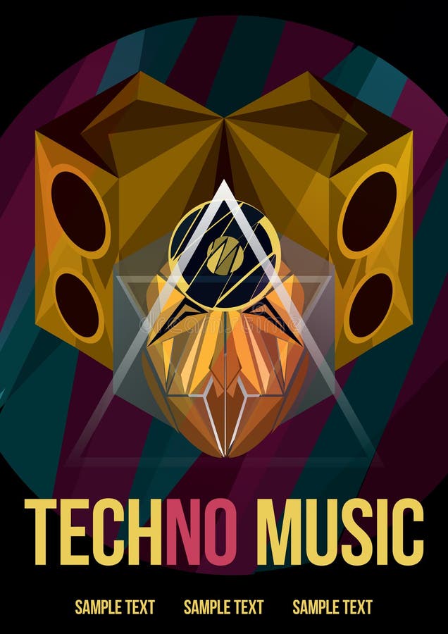 Techno Music Vector Stock Illustrations – 13,009 Techno Music Vector ...