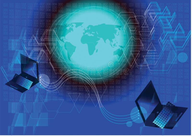 Techno stock illustration. Illustration of notebook, sales - 67005466