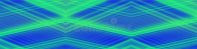 Techno Pattern Art Abstract Green Blue Header Banner Stock Illustration ...