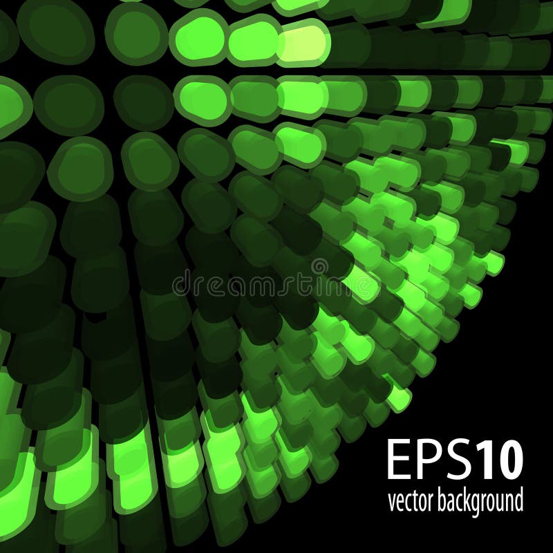 Abstract Blue Techno Background. Stock Vector - Illustration of glow ...