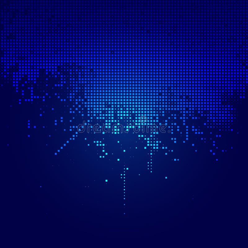 Techno squares background stock vector. Illustration of design - 162066800