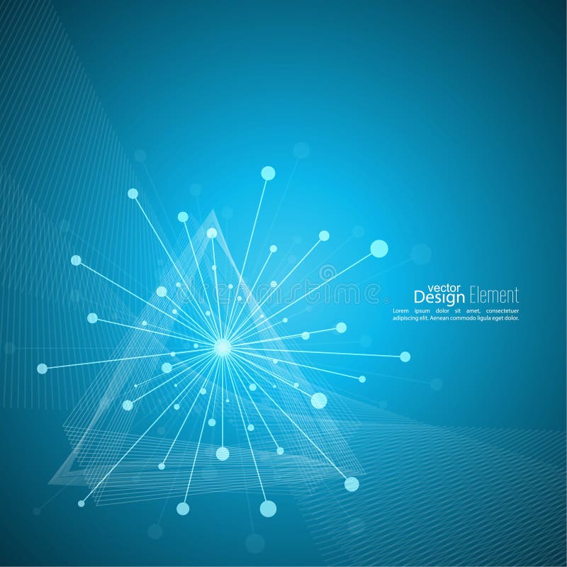 Techno Vector Abstract Background Stock Vector - Illustration of motion ...