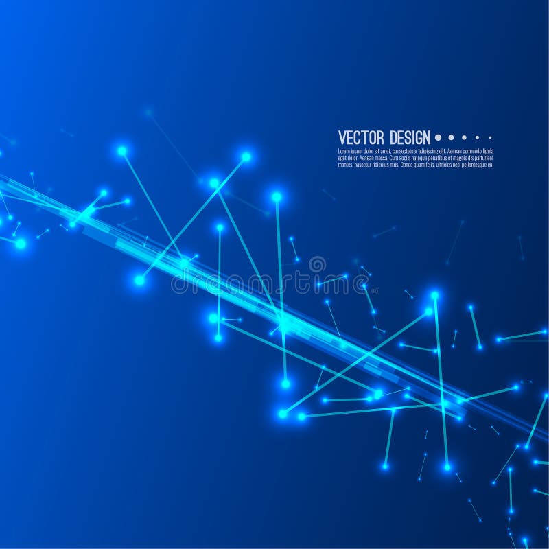 Techno Vector Illustration. Stock Vector - Illustration of dynamic ...