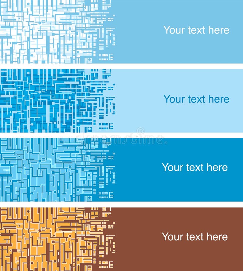 Techno Web banner stock vector. Illustration of software - 33173426