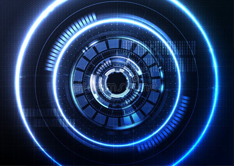 Technologica Intelligent Interface Connection Abstract Template Stock ...