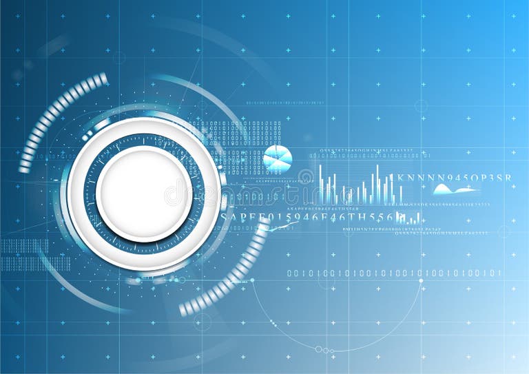 Technological Abstract Digital Template Signal Graph Blueprint Stock ...